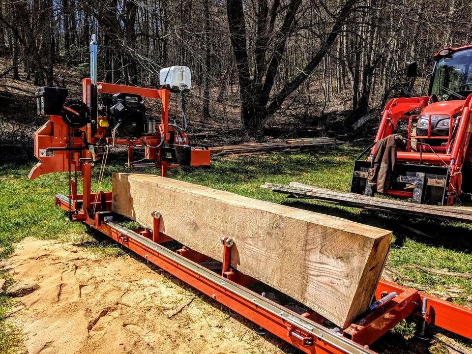 Biggest logs yet on the new sawmill - and other farm happenings.