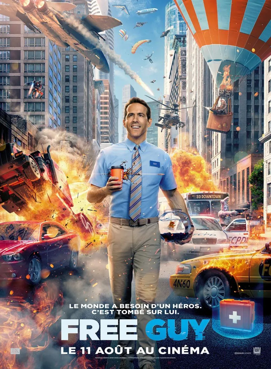 [Eng/Esp] FREE GUY - Movie review by @janemorane1