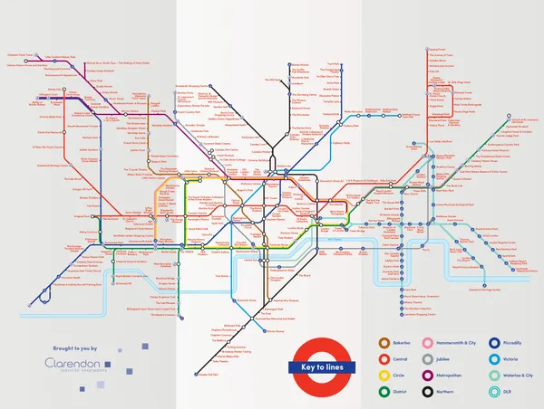 Alternative London tube map