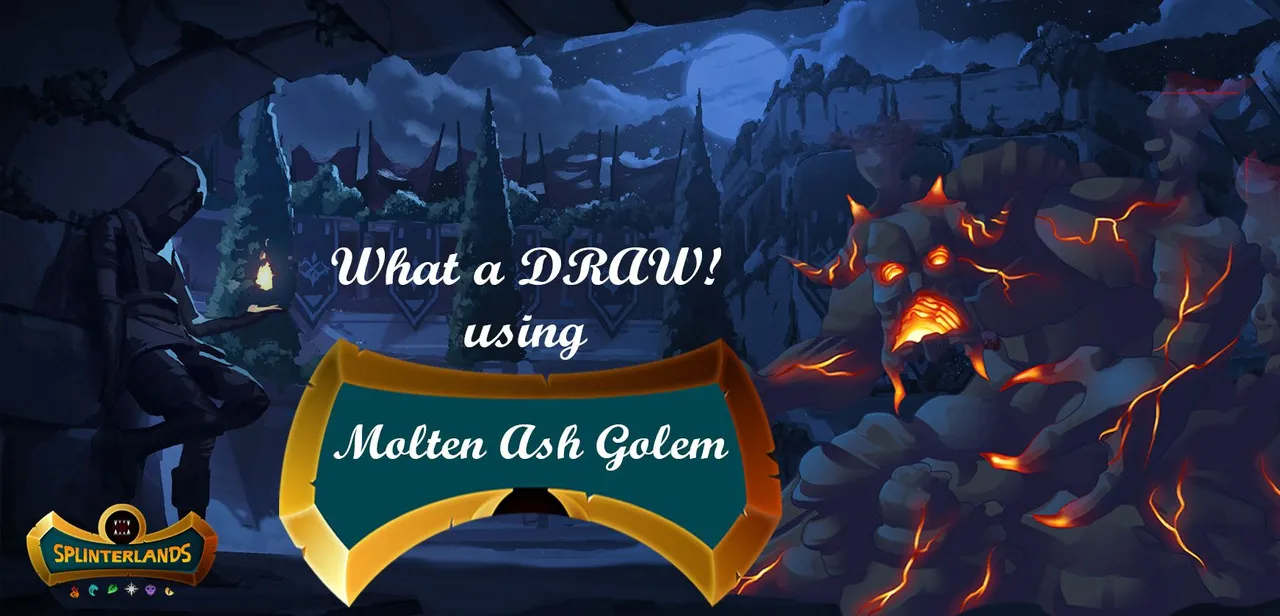 What a DRAW! using Molten Ash Golem.