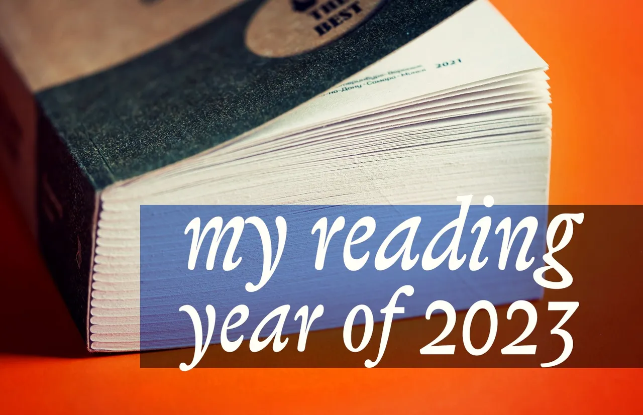 My reading year of 2023 (part 1)