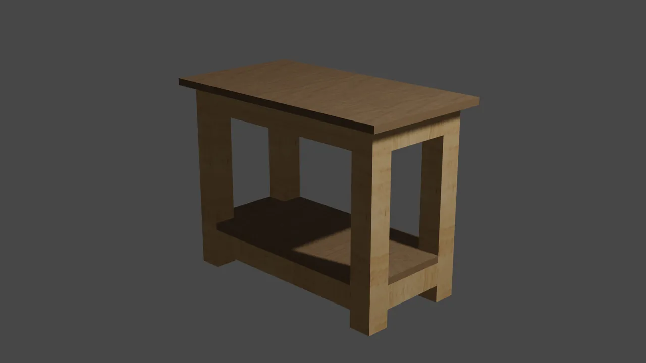Designing a workbench with Blender
