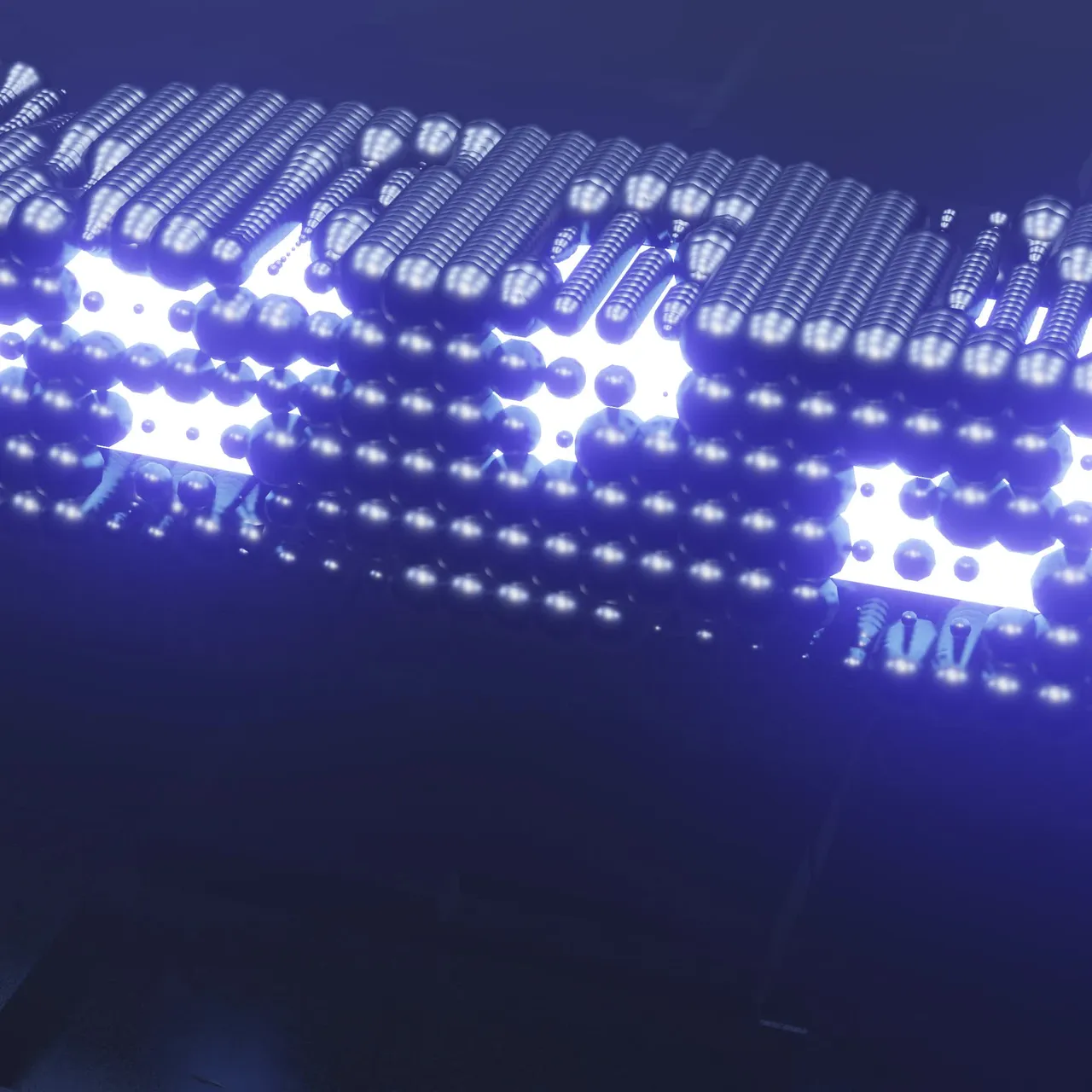 new free vj loop, gif and wallpaper with blue neon
