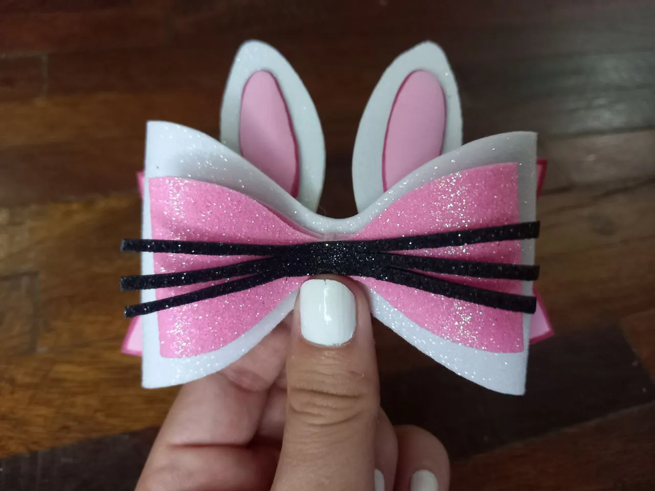 Lazos de foami para niñas con temática de conejito 🐰 •• Tutorial