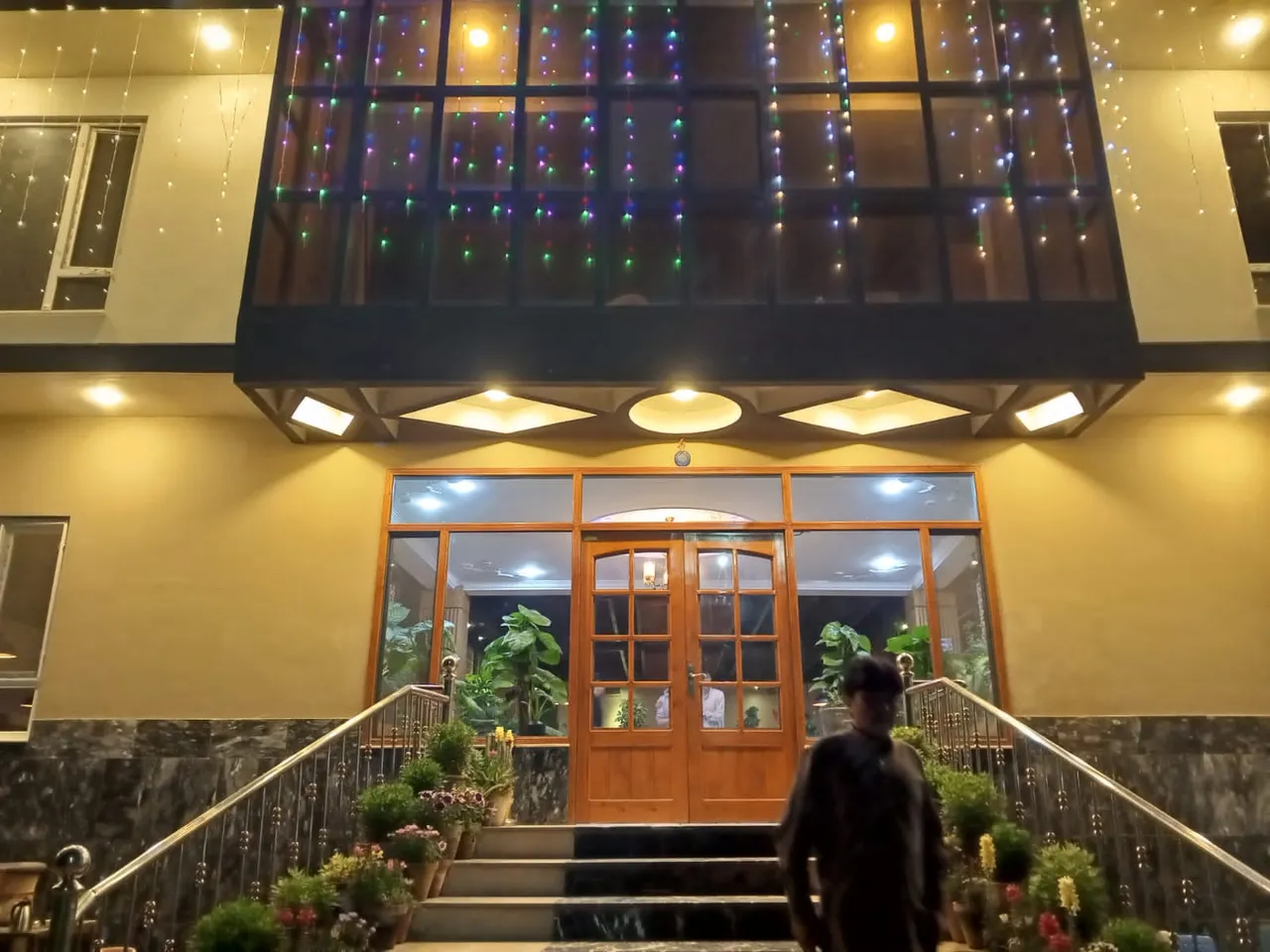 Dinner At The New Restaurant " The Aghil