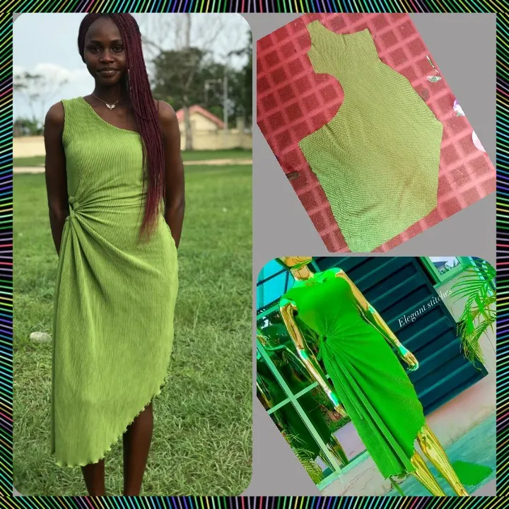 A Rushed Gown I made for myself with Sunray Material (Weekly Task)