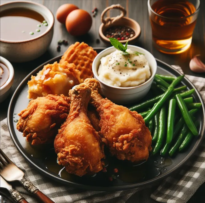 Benefits and side effects of consuming fried foods and chicken.