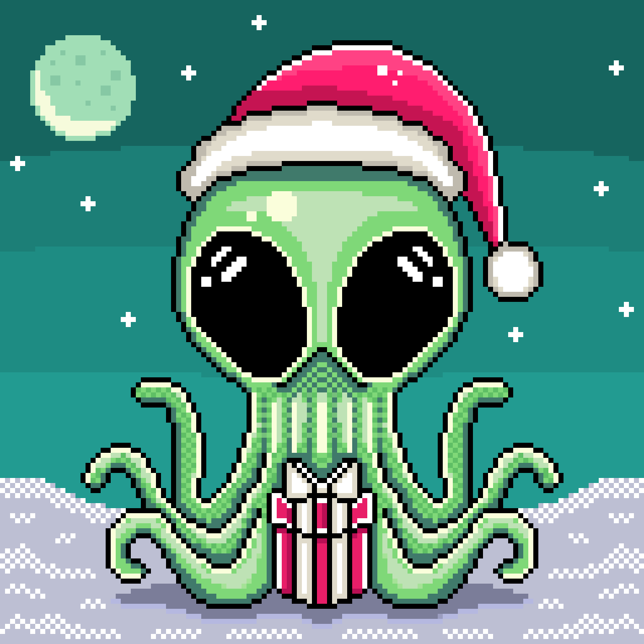 Alien Christmas | Navidad Alienígena (Digital Art)