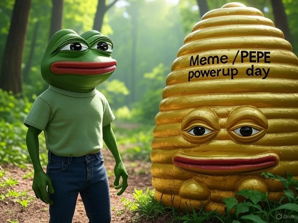 Powering Up for Meme/PEPE Power Up Day: My Commitment with 13.3M ME...