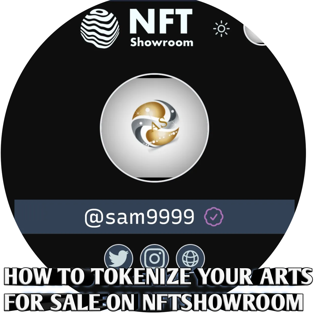 How to Tokenize/Mint your Artwork for Sale on NFT Showroom using ju...