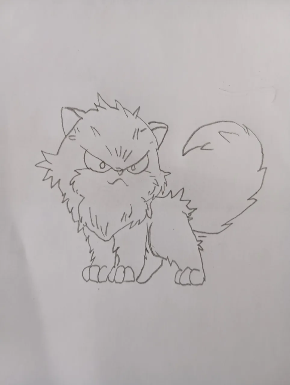 Drawing the Miu Miu Creature.