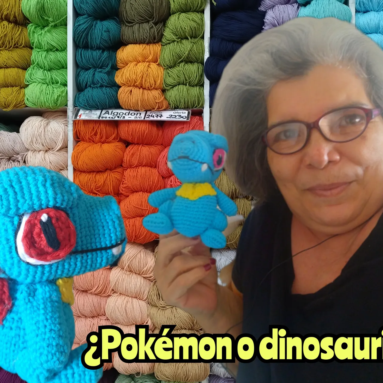 ¿Pokémon o dinosaurio? Un nuevo amigurumi [Es-En]