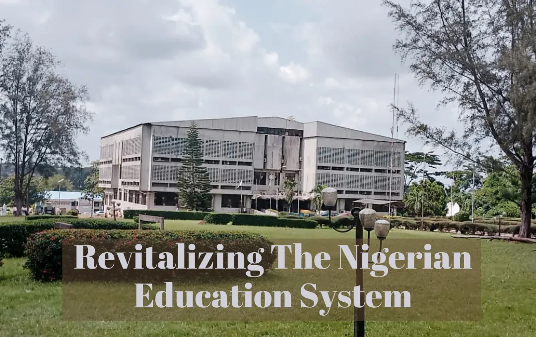 Revitalizing The Nigerian Education System.