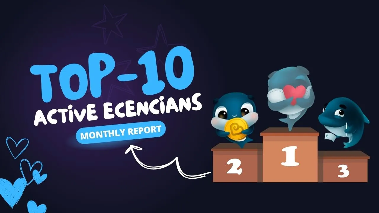 Top 10 Active Ecencians and Lucky Number prize Winners