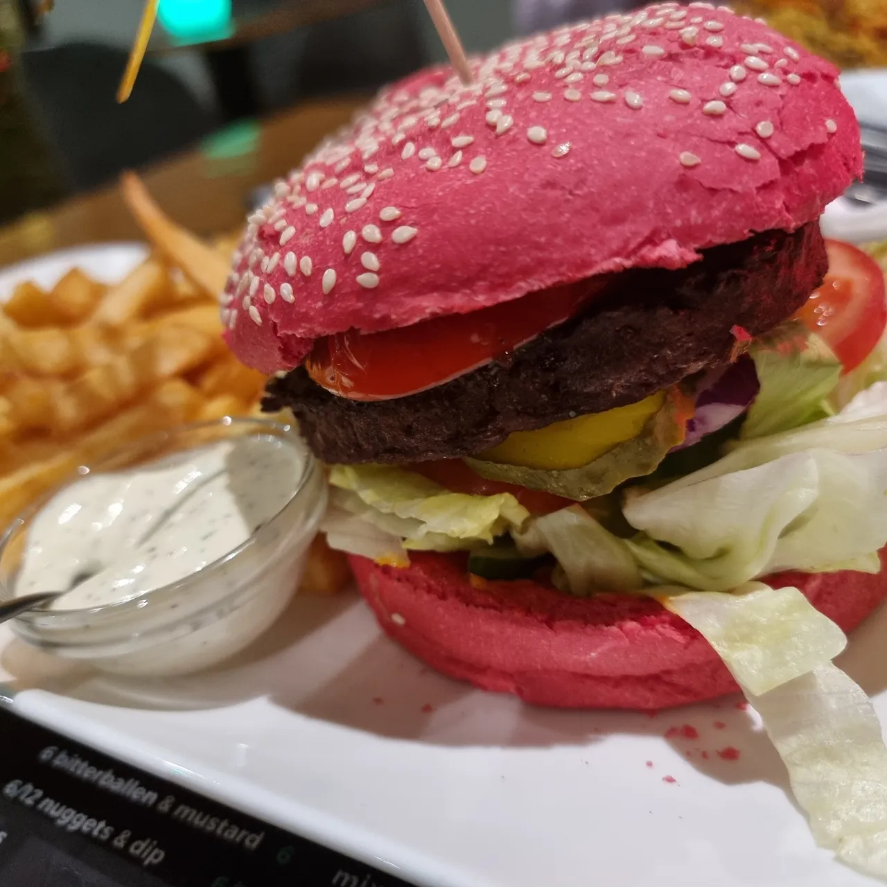 Why is this burger pink, and why do I like it?