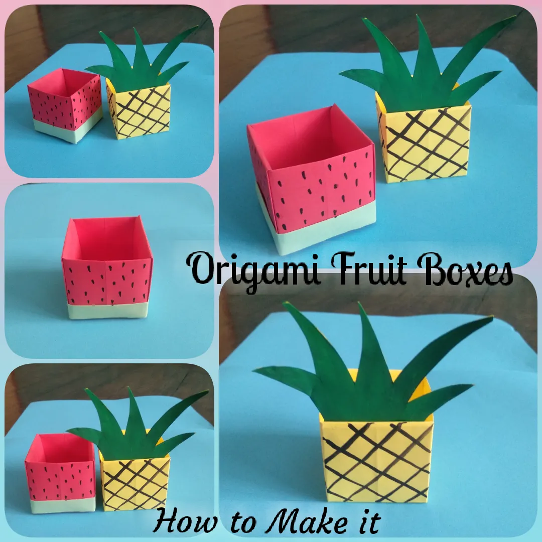 How to Make Paper Fruit Boxes