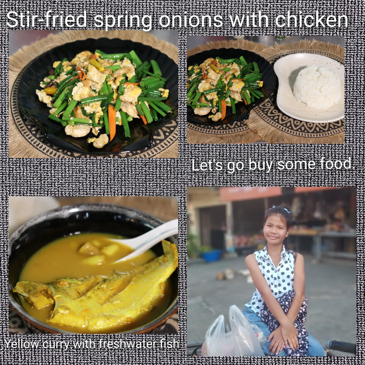 👩‍🍳Stir-fried spring onion + mixed vegetables with chicken🥦🫑🥬 ...