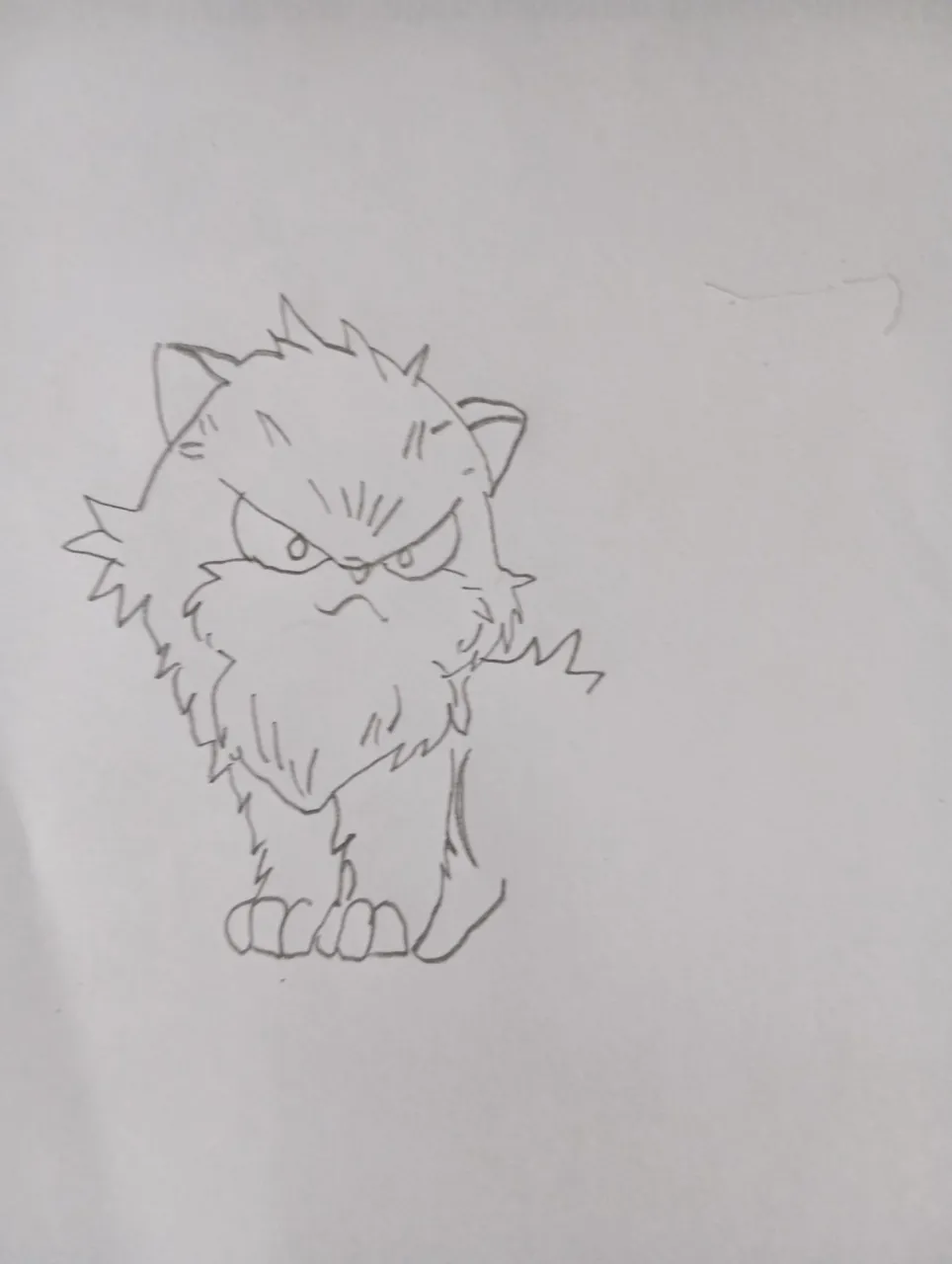 Drawing the Miu Miu Creature.