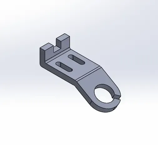 Model Anchor Clip in SolidWorks