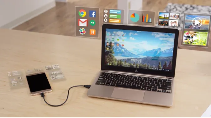 Superbook - Snap your old android phone to become superbook $139