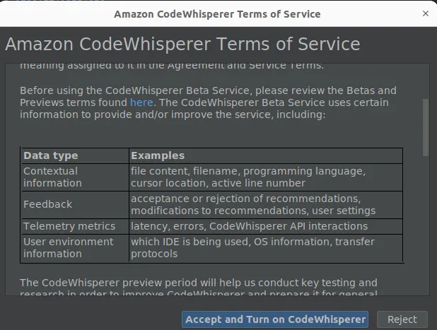 Aws Codewhisperer Setting Up And First Tests