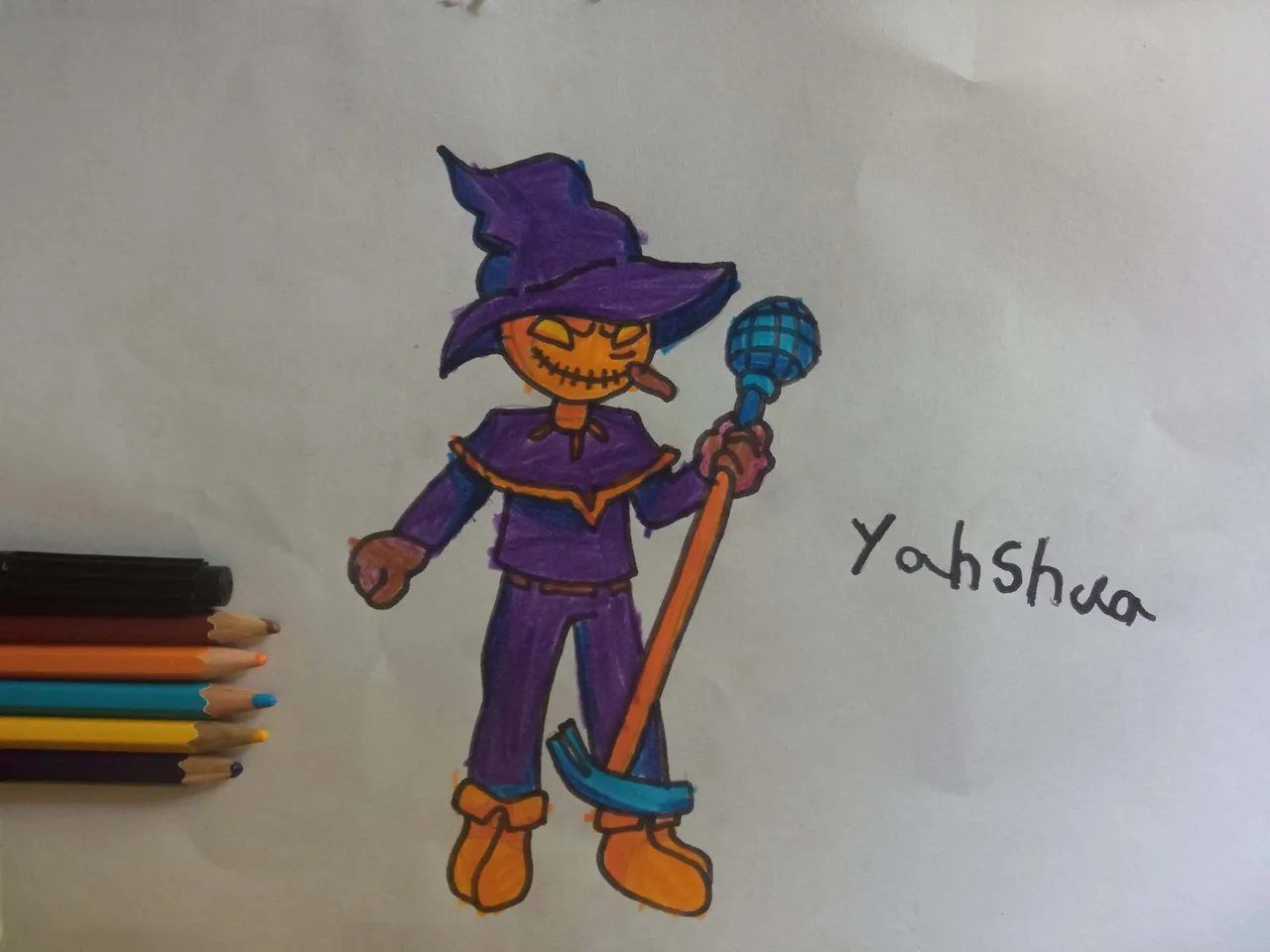 [ING - SPA] Drawing inspired by Zardy from Funkin Night Friday│Dibu...