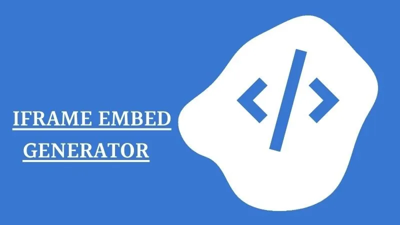 Youtube Iframe Embed Code Generator