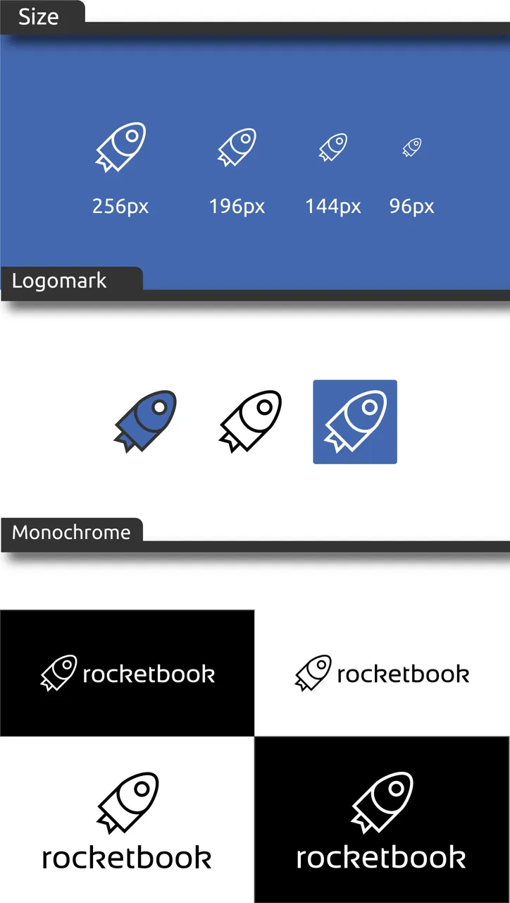Rocketbook logo design
