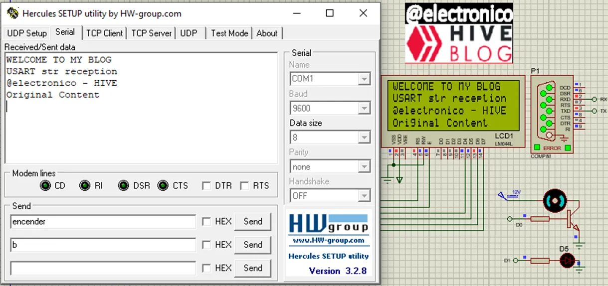 USART Communication - Character String Introduction EN/ES