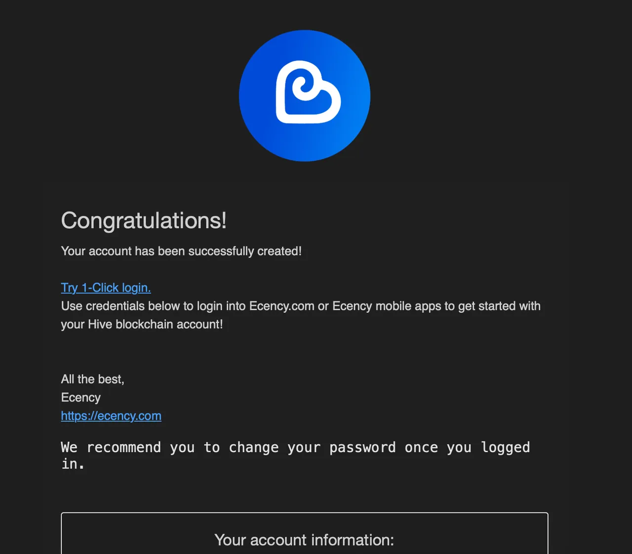 Introducing 1-Click Login