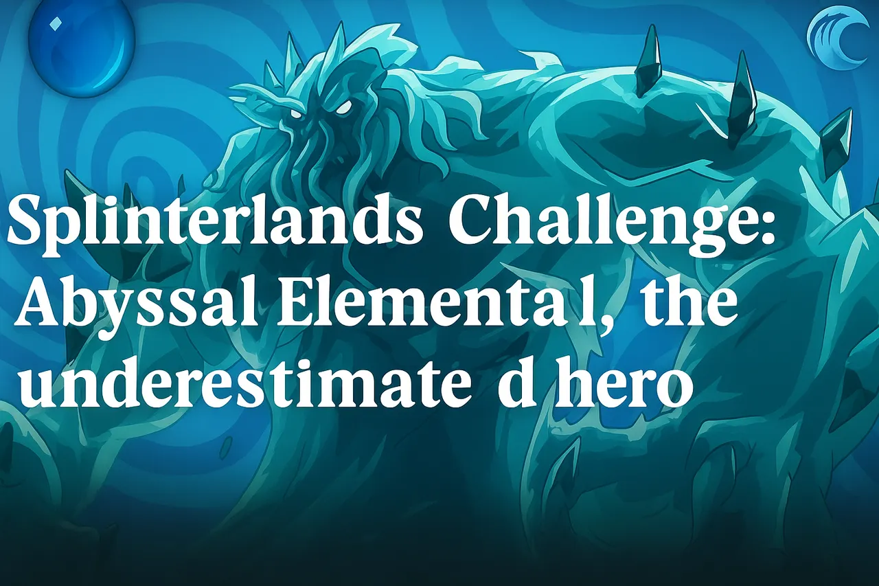 Splinterlands Challenge: Abyssal Elemental, the underestimated hero...