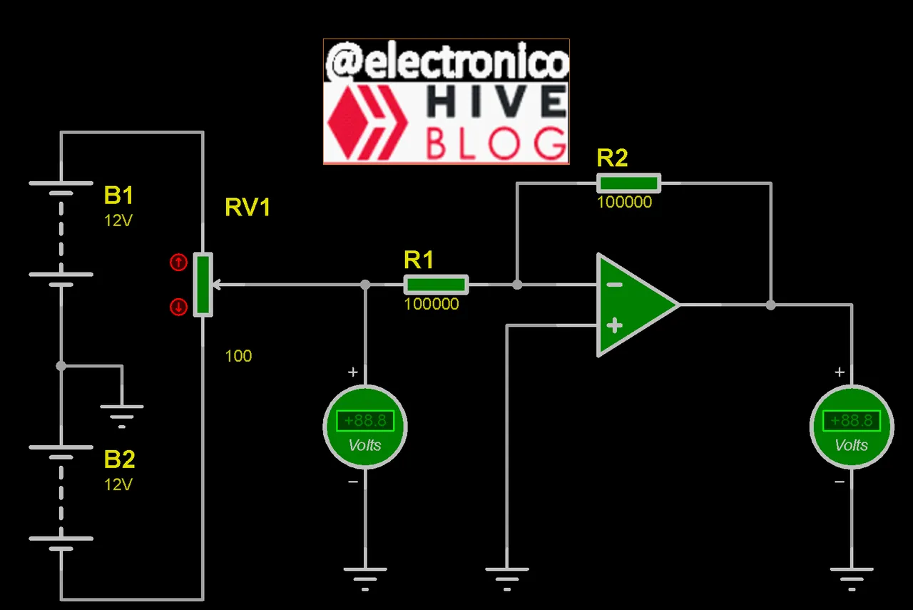 Component electronics: Operational amplifier (Close loop) EN/ES