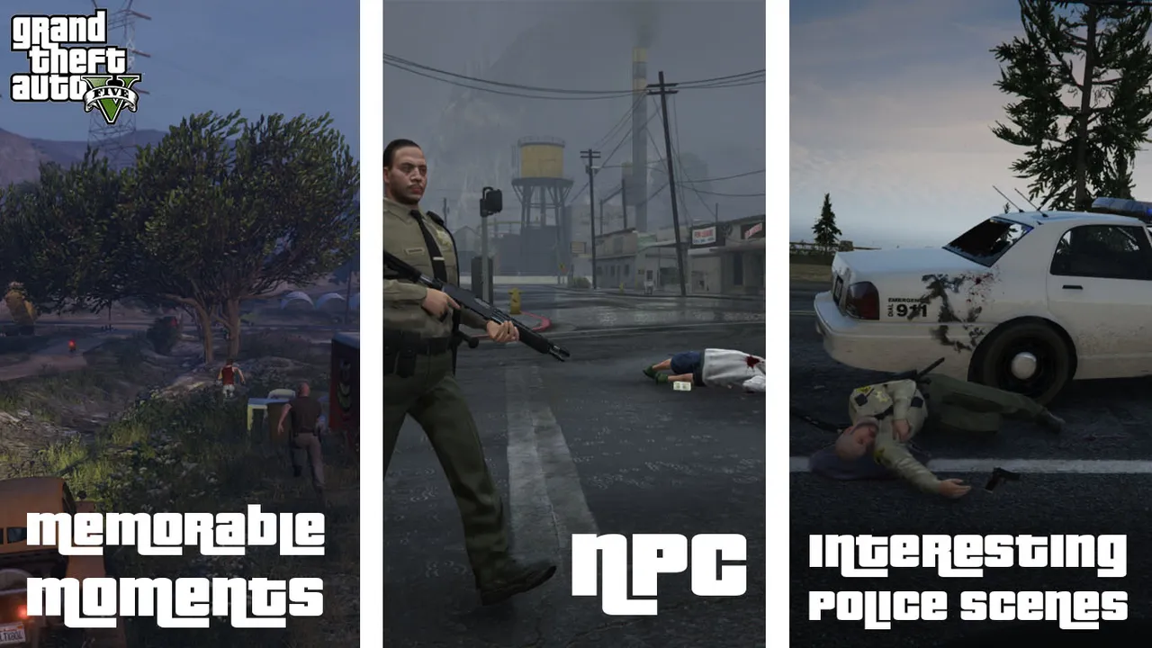 NPC Memorable Moments in GTA V.