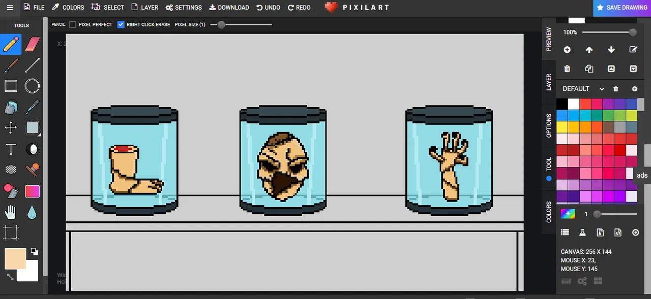 Pixelart: Flesh Golem
