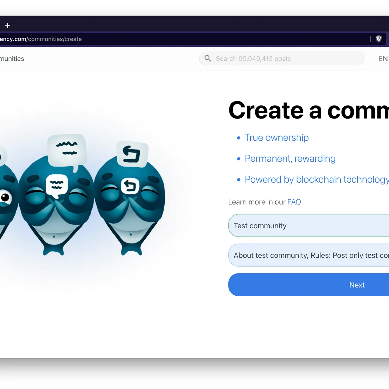 How to create a community on Ecency?