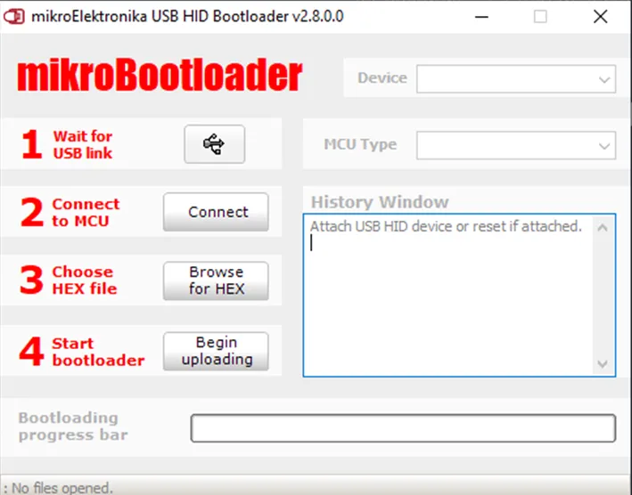Bootloader on PIC Microcontrollers EN/ES