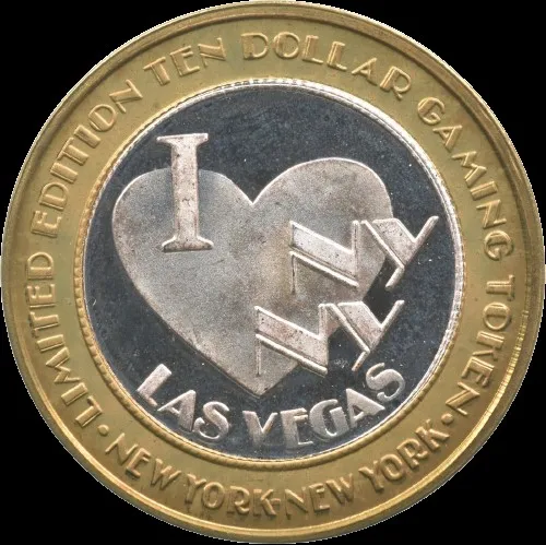 Silver Token from New York New York Las Vegas/ Re-blog lottery