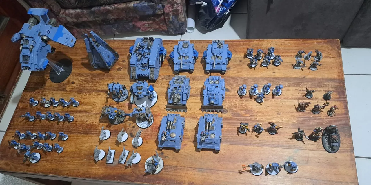 Warhammer 40k - 4,075pts Painted Imperial Army (the new version, mo...