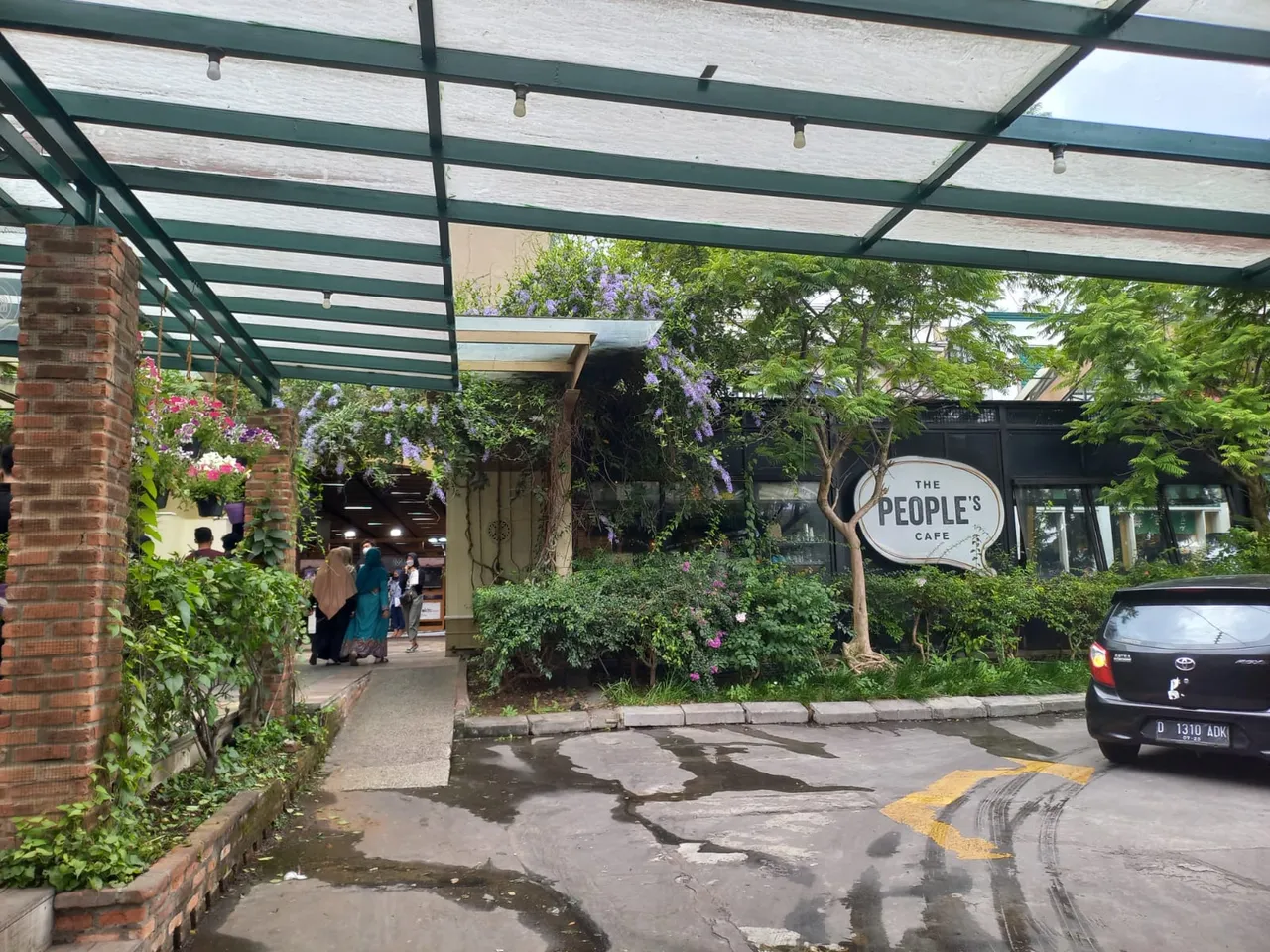 Waterfall On the Rooftop of Paris Van Java Mall, Bandung