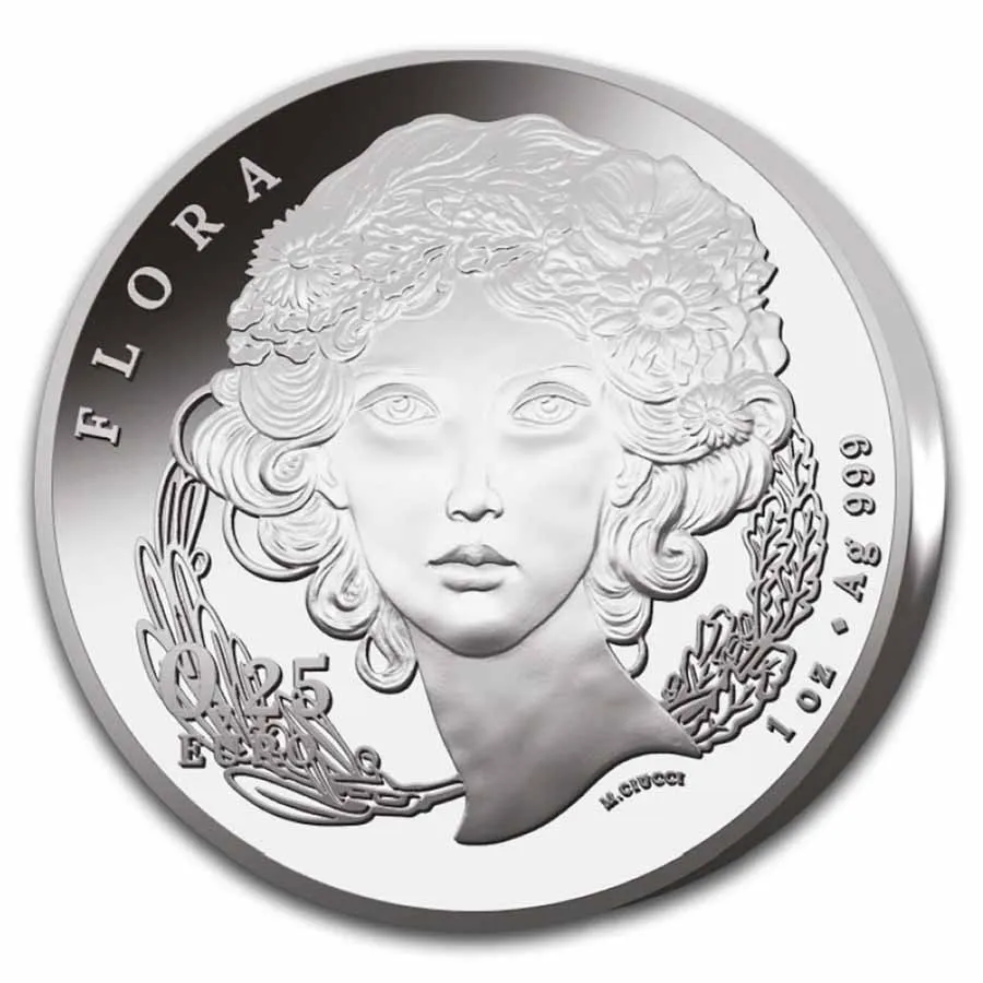 Italy Introduces It's First Silver Bullion Coin, The Daisy