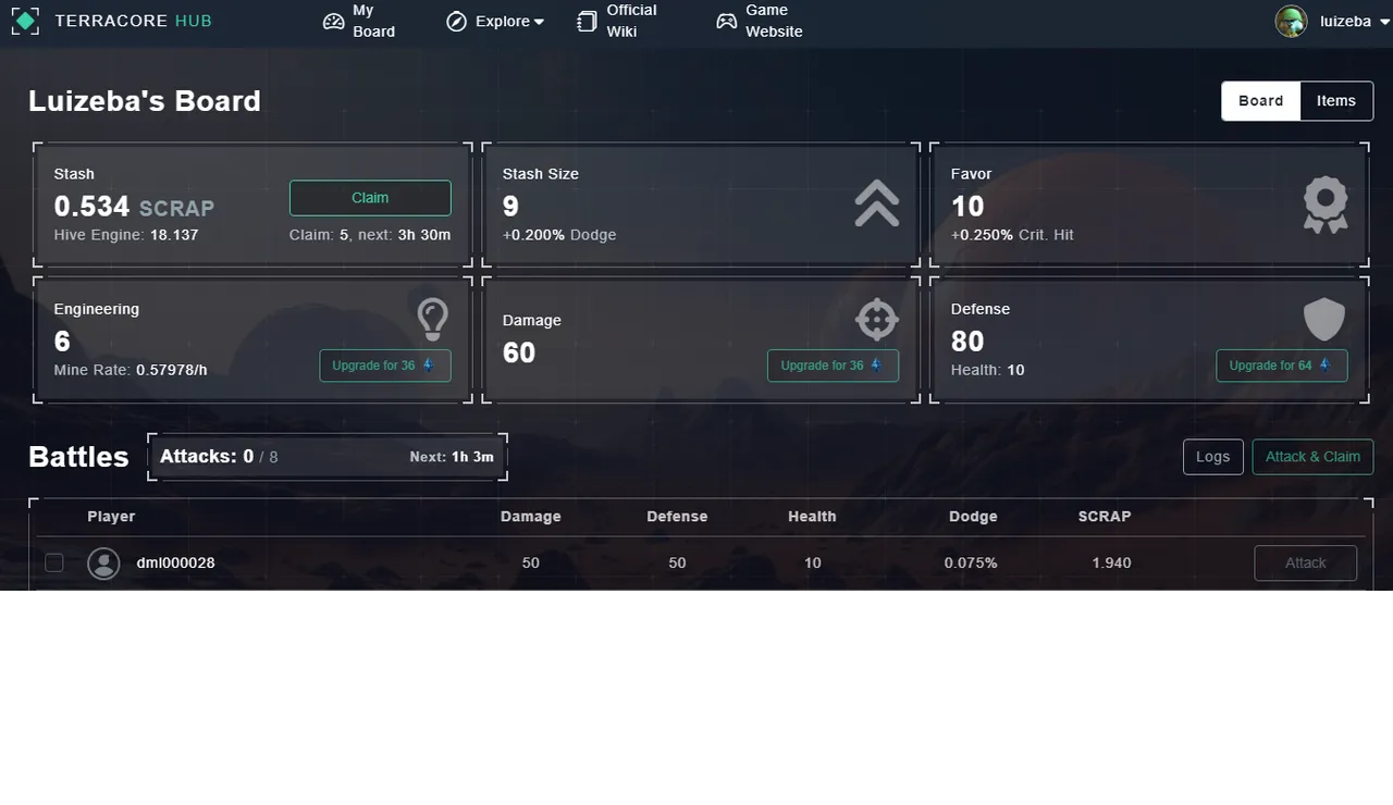 Terracore Hub - The Best Terracore Dashboard!