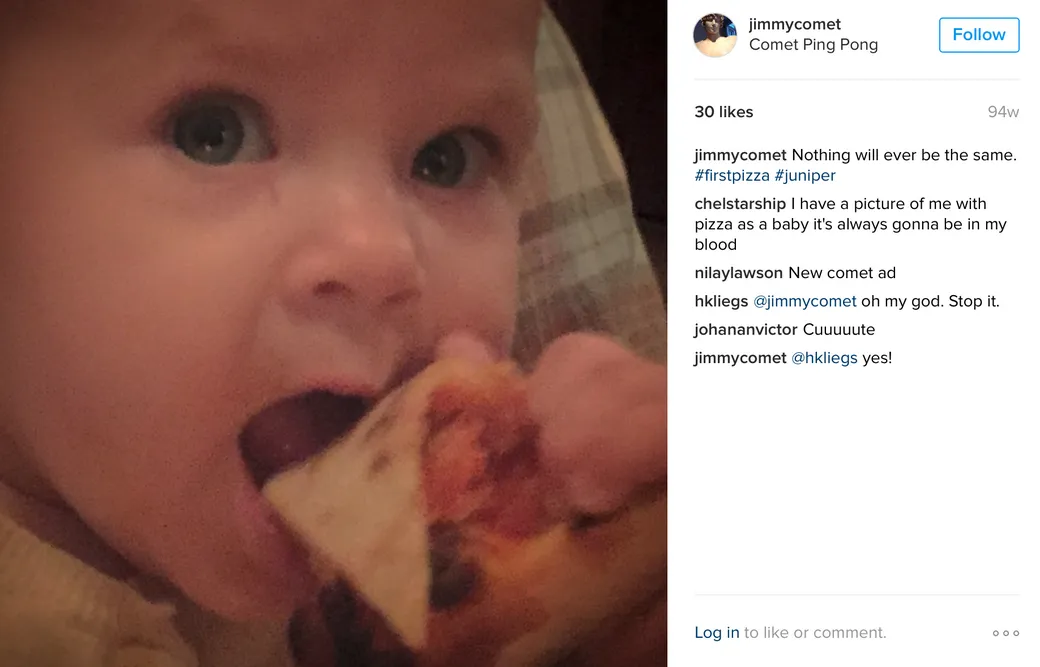 James Alefantis' once-public Instagram, Jimmycomet, now preserved o...