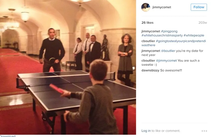 James Alefantis' once-public Instagram, Jimmycomet, now preserved o...