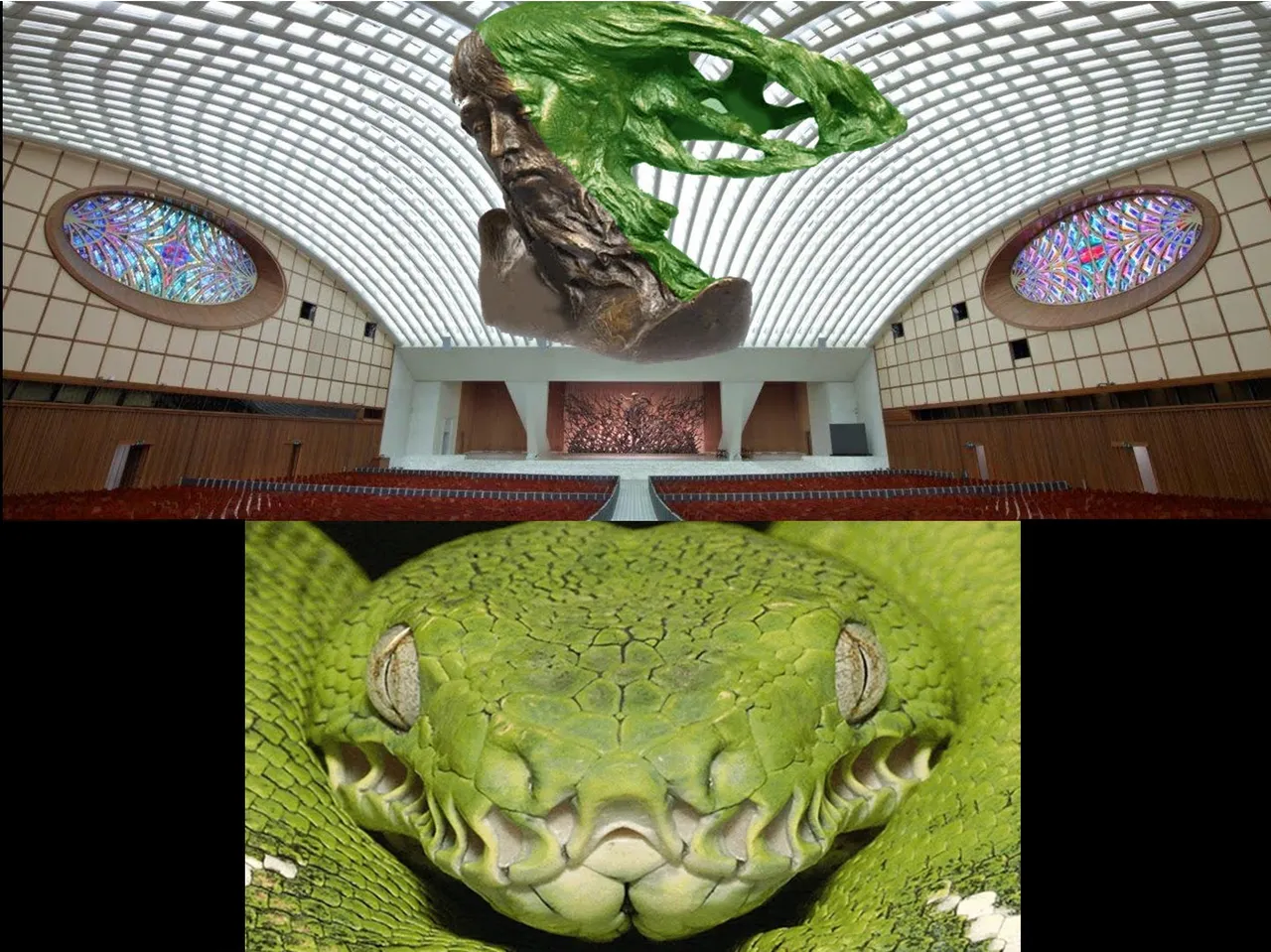 Pope Paul VI Audience Hall: Snake Bite in Vatican City + St. Pete...