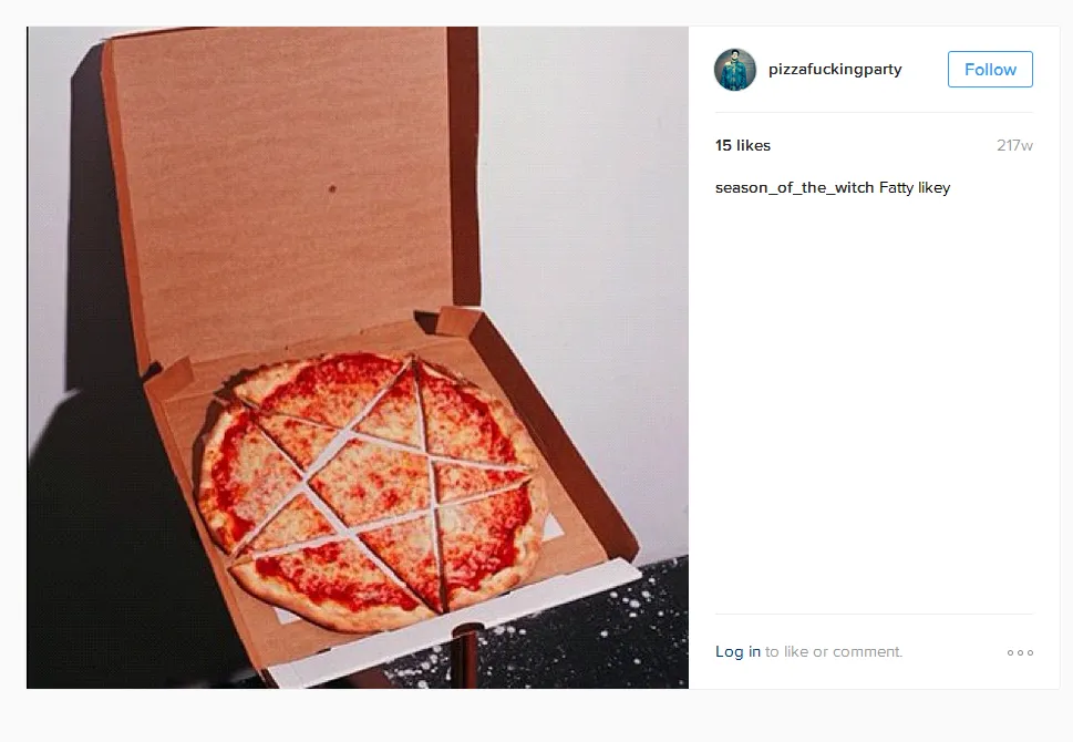 James Alefantis' once-public Instagram, Jimmycomet, now preserved o...