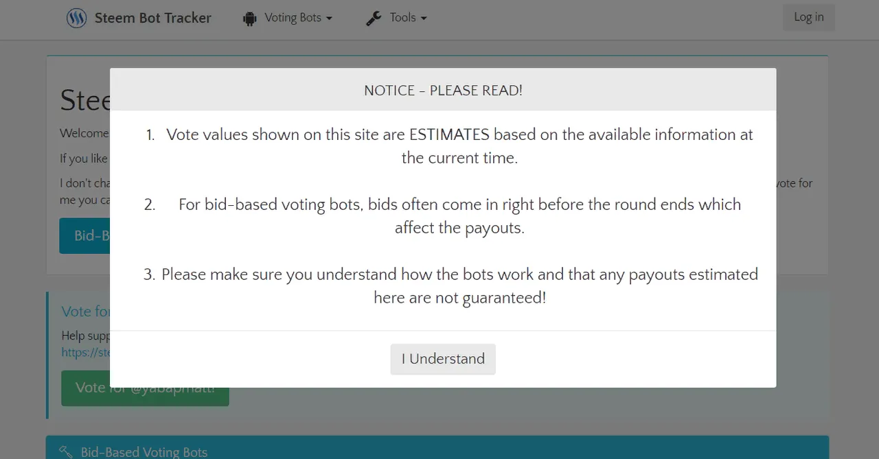 Steem bot tracker fundamentals #1