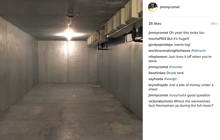 James Alefantis' once-public Instagram, Jimmycomet, now preserved o...