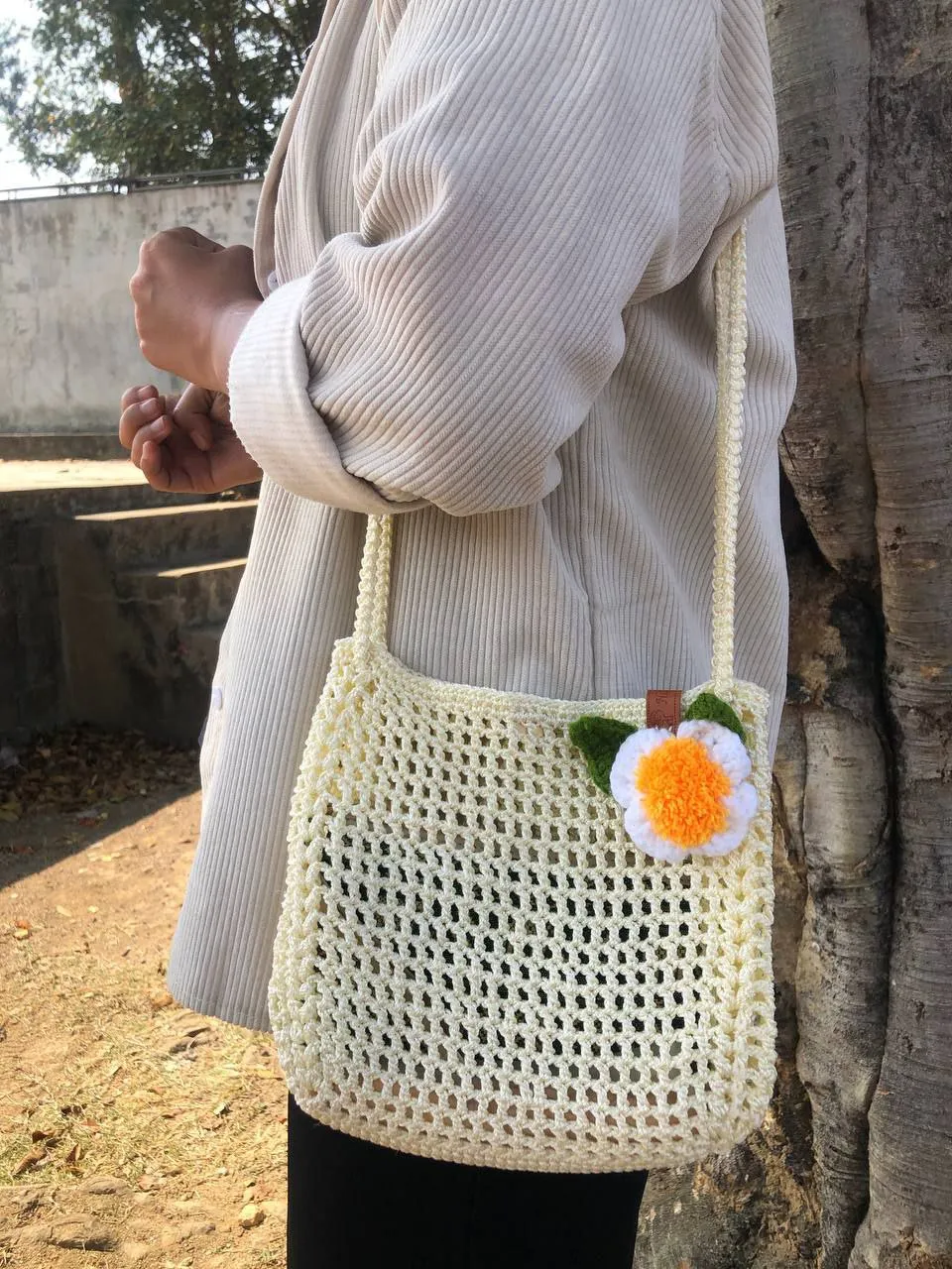 🌼Crocheting a Ceylon ironwood flower bag 🌼