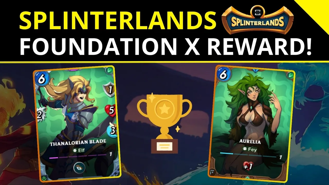 Splinterlands 🐉| Free Cards - Foundation & Rewards!