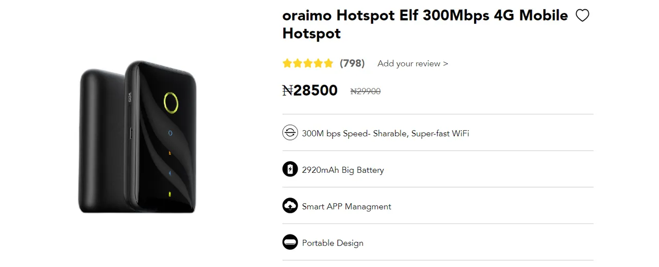 ORAIMO HOTSPOT ELF OM100 UNBOXING AND REVIEW